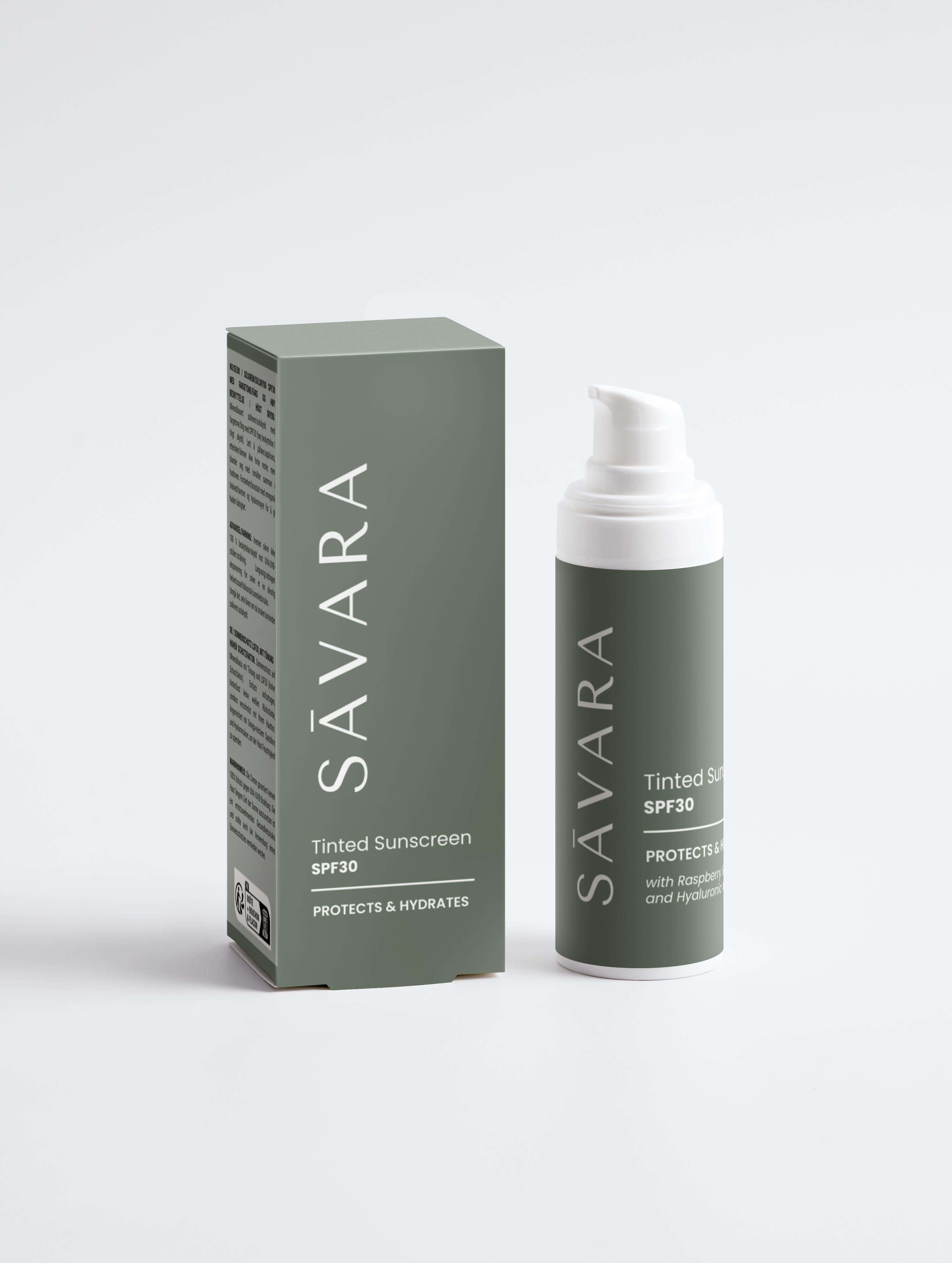 SPF30 Tinted Mineral Sunscreen (Ecocert COSMOS® Natural) – Sāvara Skincare